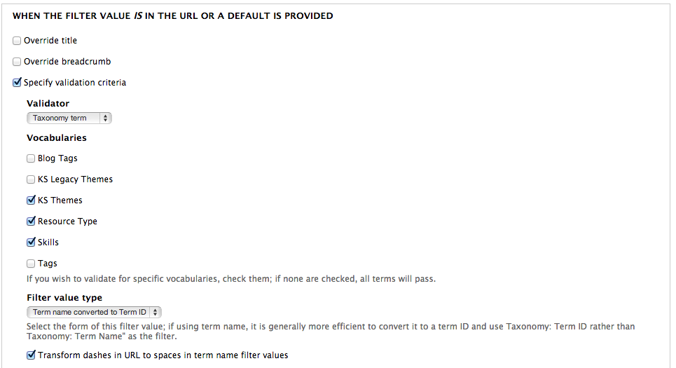 Drupal Views Using Contextual Filters With Multiple Taxonomy Vocabularies Paralleldevs
